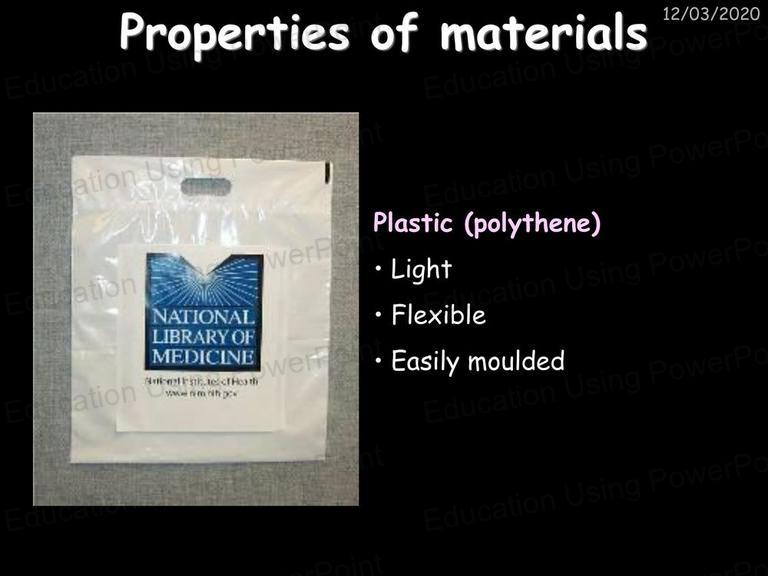 C2 Material Choices | Education Using Powerpoint