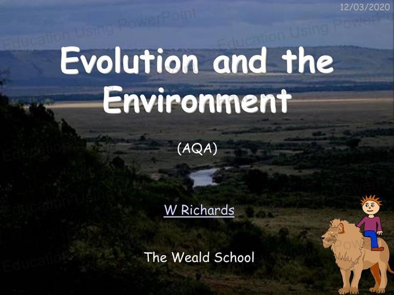 Biology 1b - Evolution and the Environment | Education Using Powerpoint