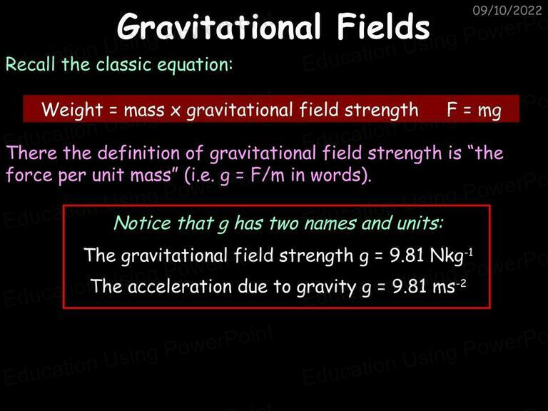 Module 5 - Newtonian World and Astrophysics | Education Using Powerpoint