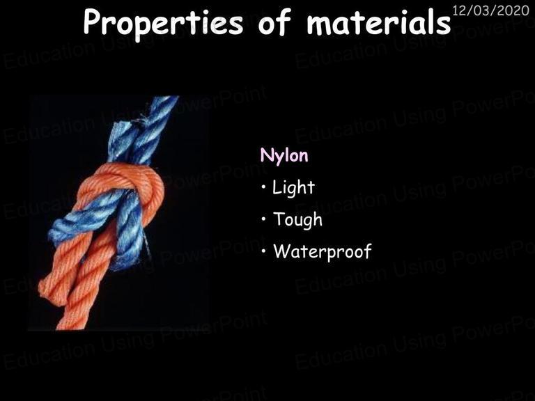 C2 Material Choices | Education Using Powerpoint